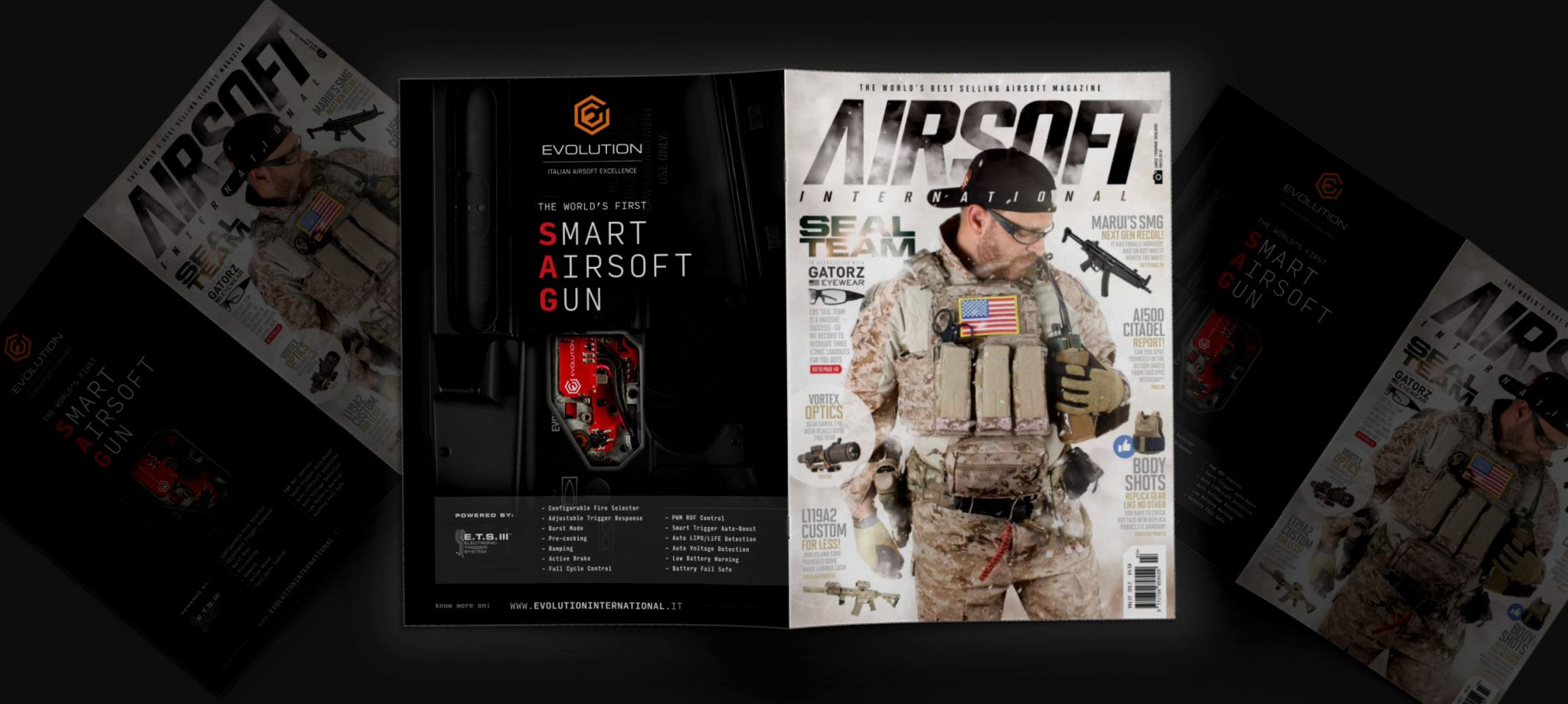 New EVOLUTION Airsoft RECON EMR METAL E.T.S.III™